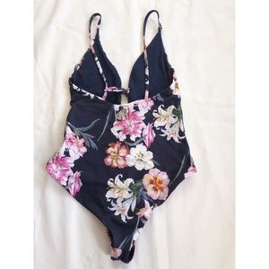 ASOS | Swim | Asos Floral One Piece Swimsuit By Pull And Bear | Poshmark